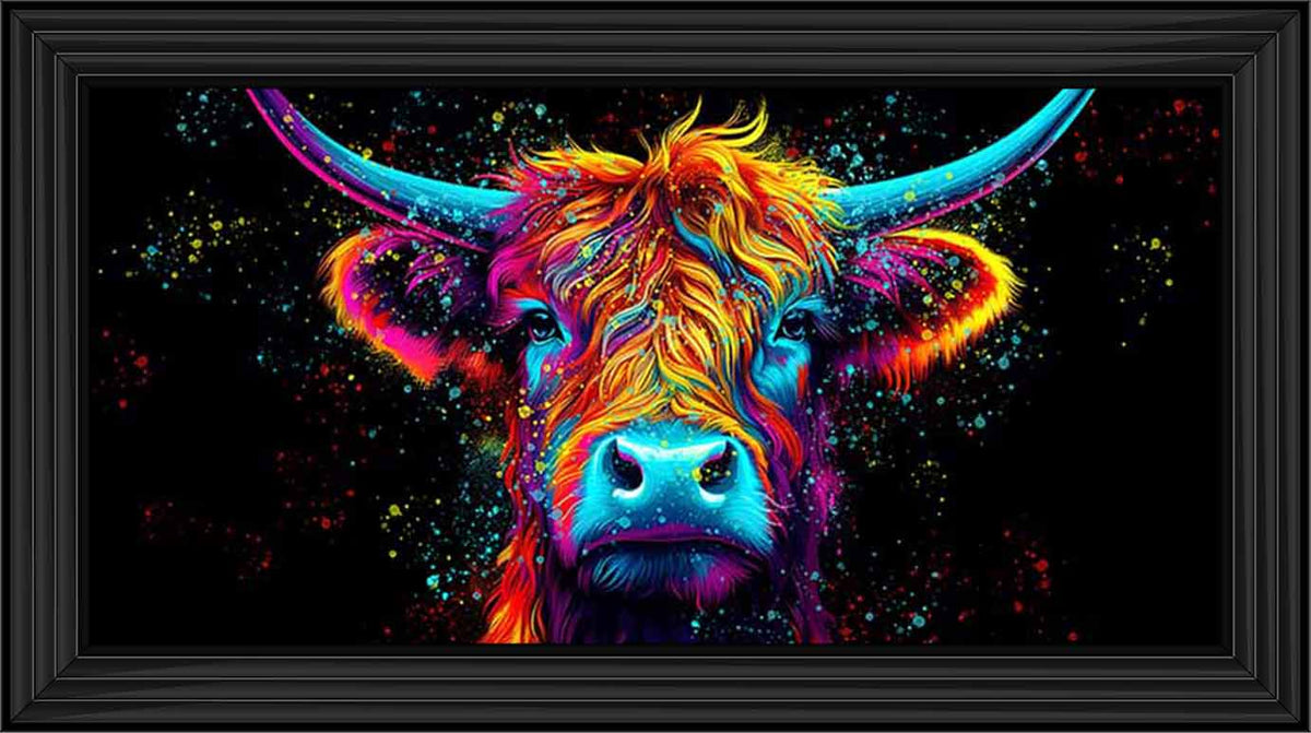 AN1007 COLOURFUL SPLASH COW – Final Touches