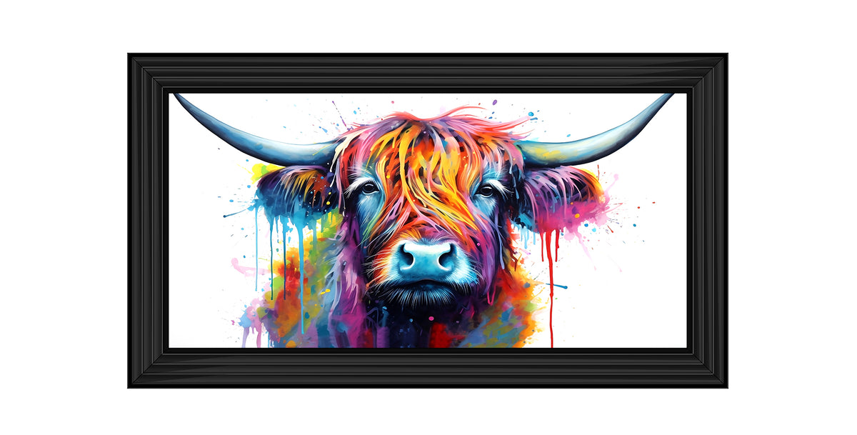 AN1543 COLOURFUL DRIPPING COW – Final Touches