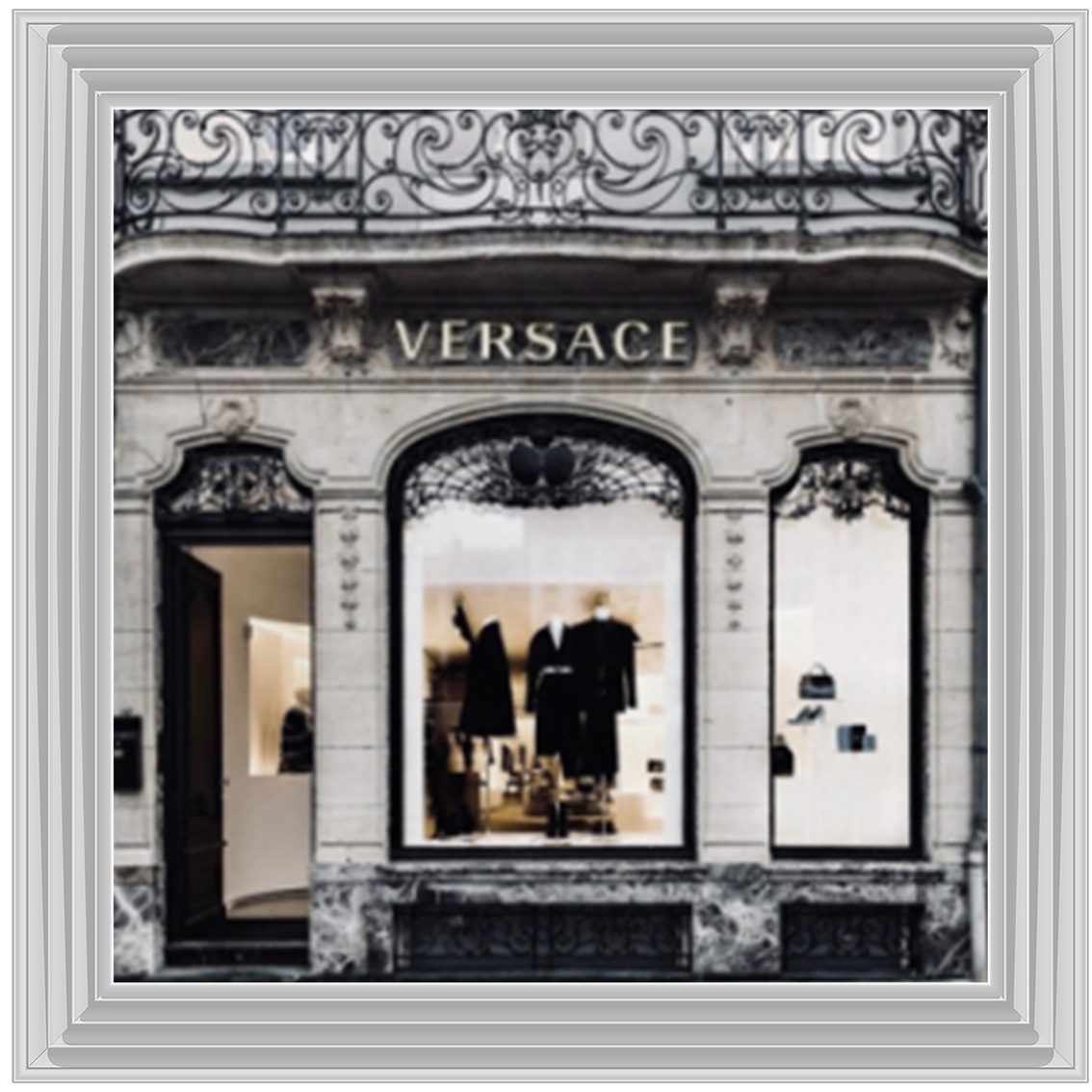 Versace Shop Front Yellow – Final Touches